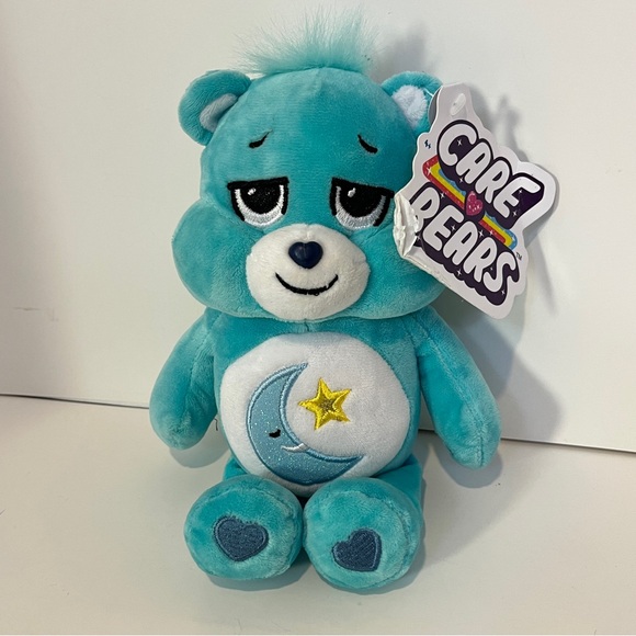Care Bears | Toys | Nwt Care Bears Basic Fun 222 Blue Bedtime Bear Moon ...